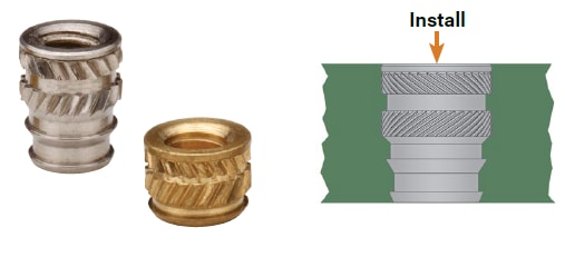 Ultrasonic/Heat Staking Inserts - SI (Standard Inserts) | Mouser