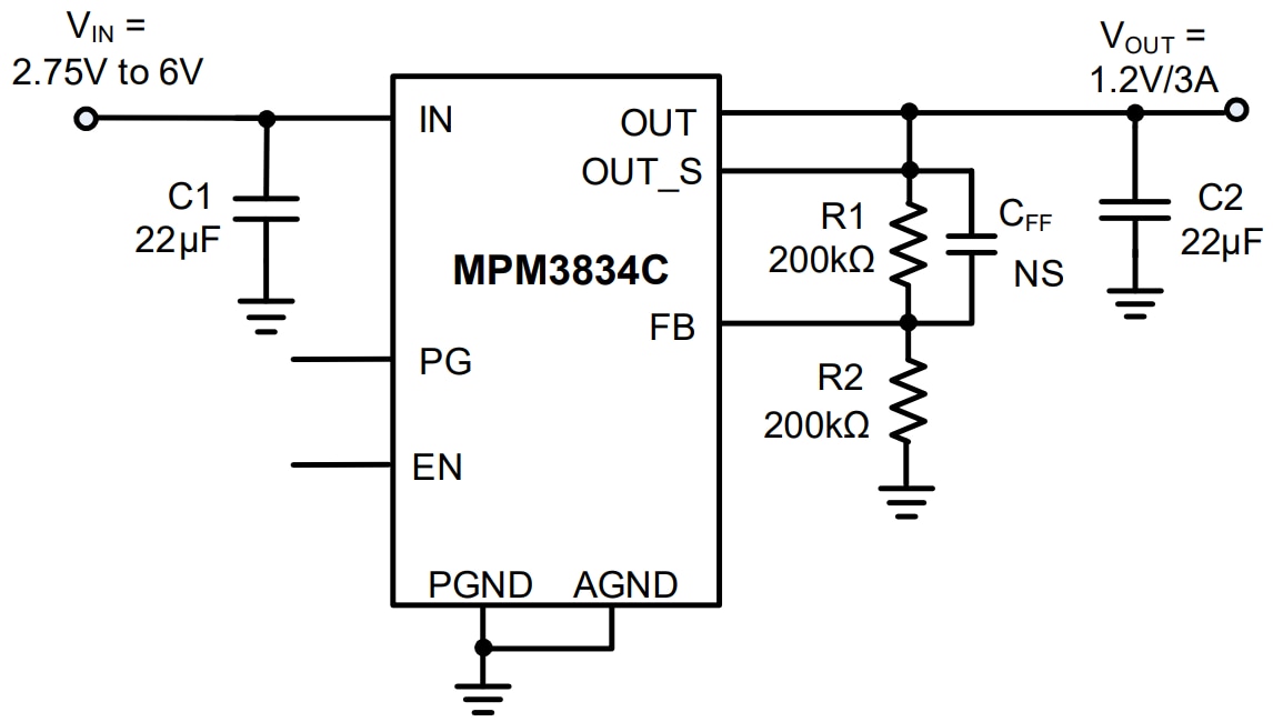 MPM3834C 3A Ultra-Small Power Modules - MPS | Mouser