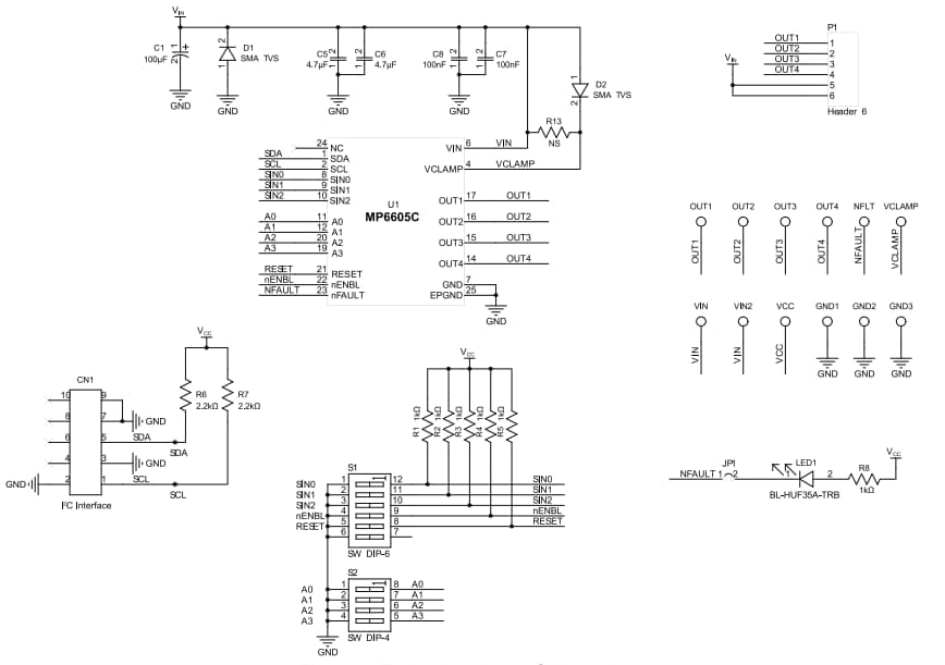 EV6605C-R-00A Evaluation Board - MPS | Mouser