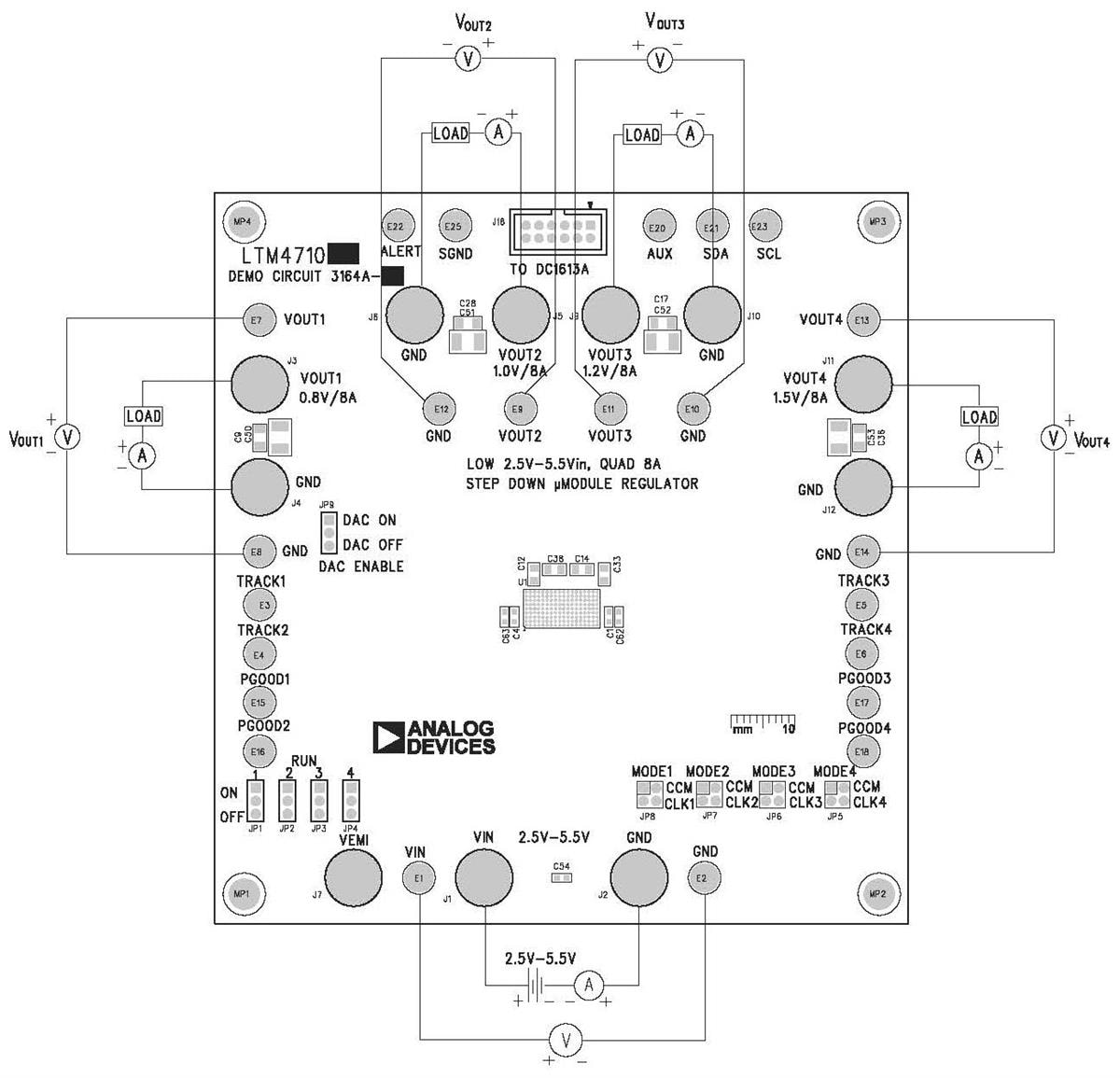 LTM4710-1 Demonstration Circuit - ADI | Mouser