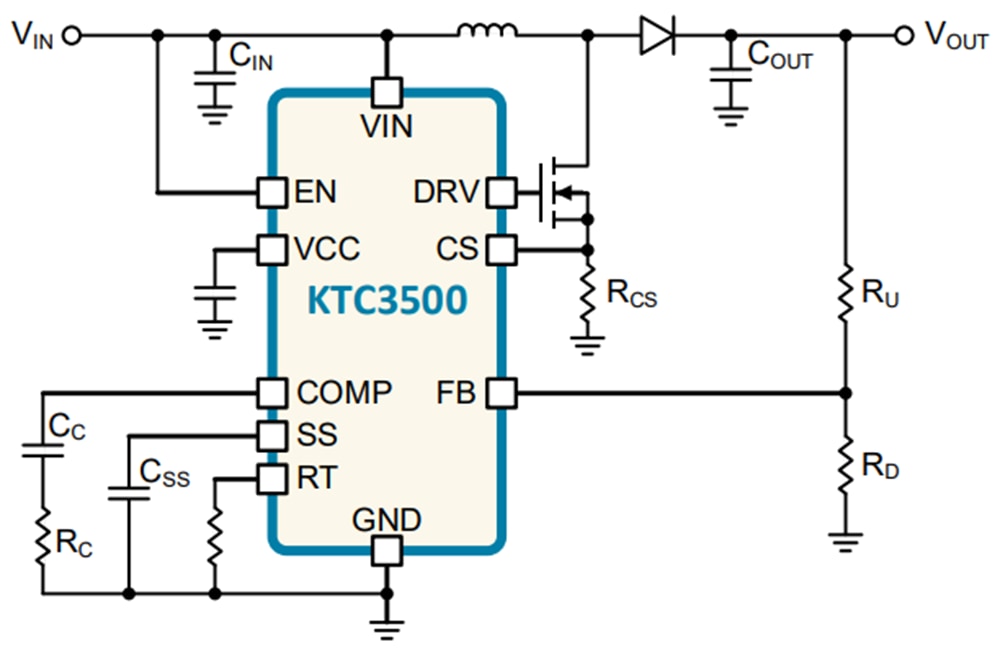 KTC3500 Low Quiescent Current DC/DC Controller - Kinetic Technologies ...