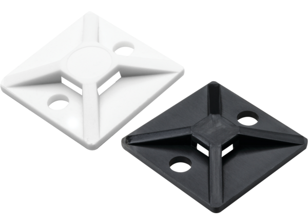 Adhesive Cable Tie Mounting Bases - HellermannTyton | Mouser