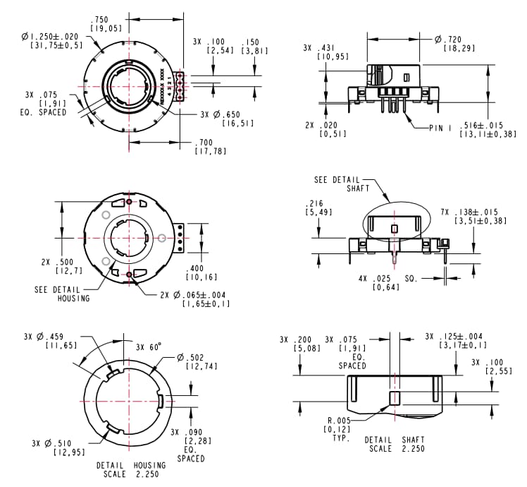Optical Ring Encoders - Grayhill | Mouser