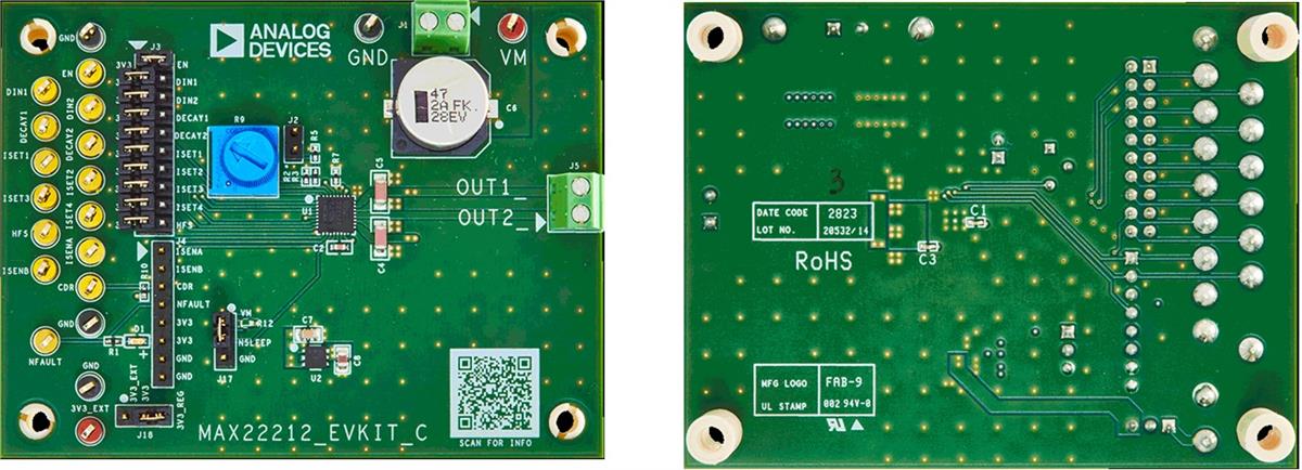 MAX22212 Evaluation Kit - Analog Devices / Maxim Integrated | Mouser