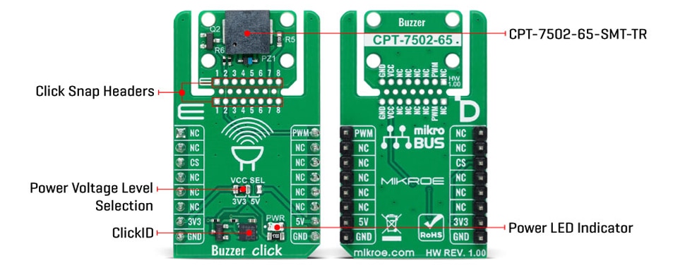 Buzzer Click - Mikroe | Mouser