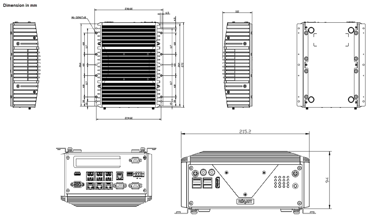 NISE 3910 Fanless PC - NexCOBOT | Mouser