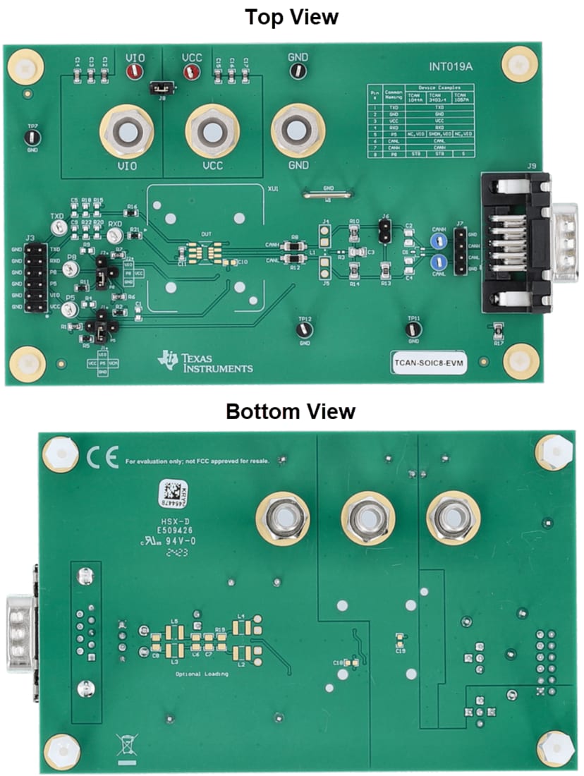 TCAN-SOIC8-EVM Evaluation Module (EVM) - TI | Mouser
