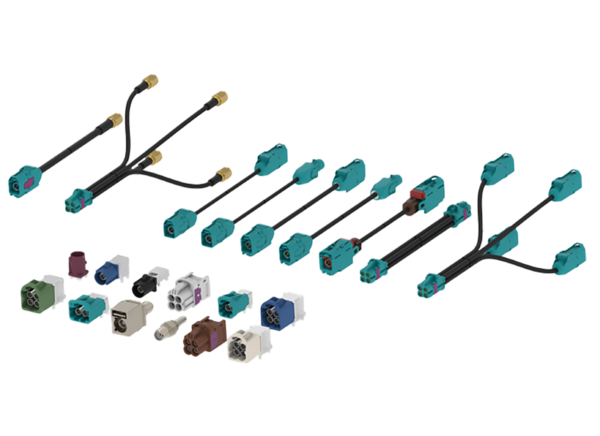 FAKRA, MINI FAKRA, & MATE-AX Cable Assemblies - TE | Mouser