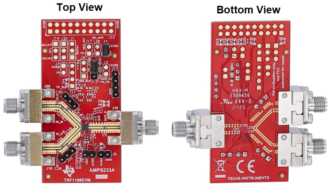 TRF1108EVM RF Amplifier Evaluation Module - TI | Mouser