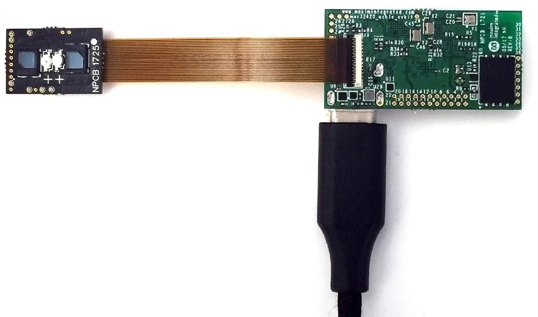 MAX86140及MAX86141光學脈搏血氧儀與心率感測器 - Maxim | Mouser